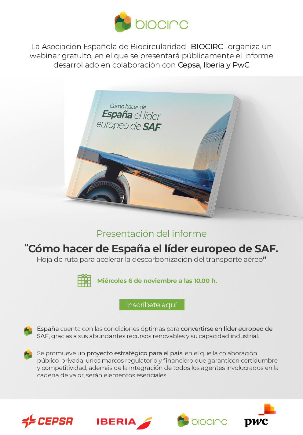 BIOCIRC organiza el 6 de noviembre un webinar para presentar el informe 'Cómo hacer de España el ...